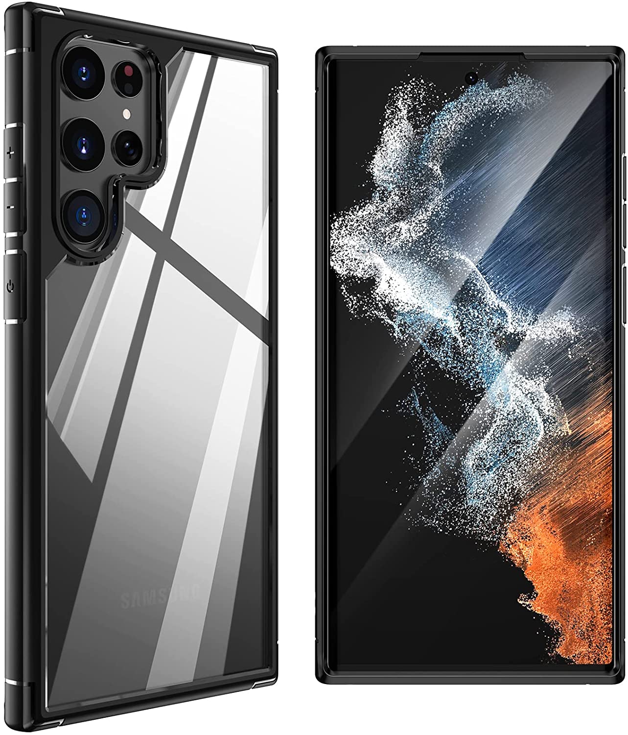 TAURI Shockproof Samsung Galaxy S22 Ultra Case, [Military Grade Protec